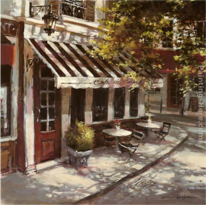 Brent Heighton Wine Cafe painting anysize 50% off