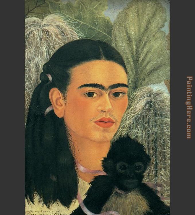 Frida Kahlo Fulang Chang and I painting anysize 50% off