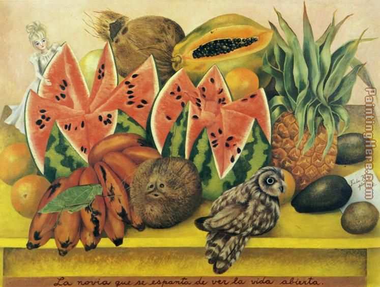 Frida Kahlo The Bride Frightened at Seeing Life Opened painting anysize ...