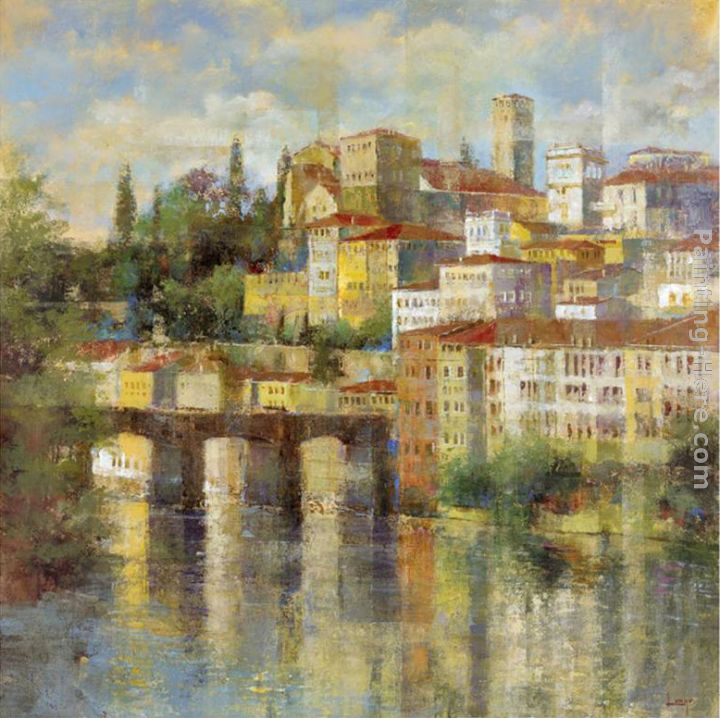 Michael Longo City Gateway painting anysize 50% off