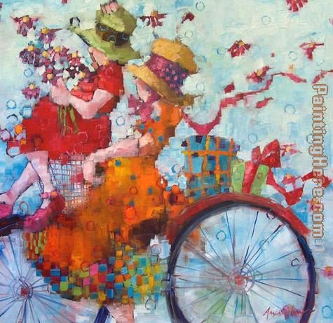 Unknown Artist Cutting ribbons painting anysize 50% off