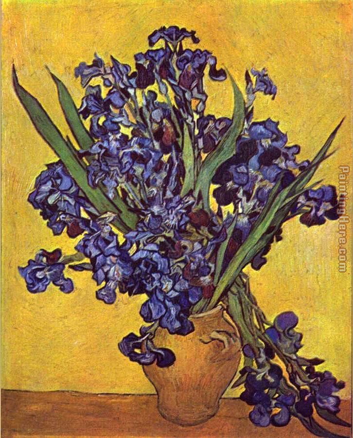 Vincent van Gogh Still Life with irises painting anysize 50% off