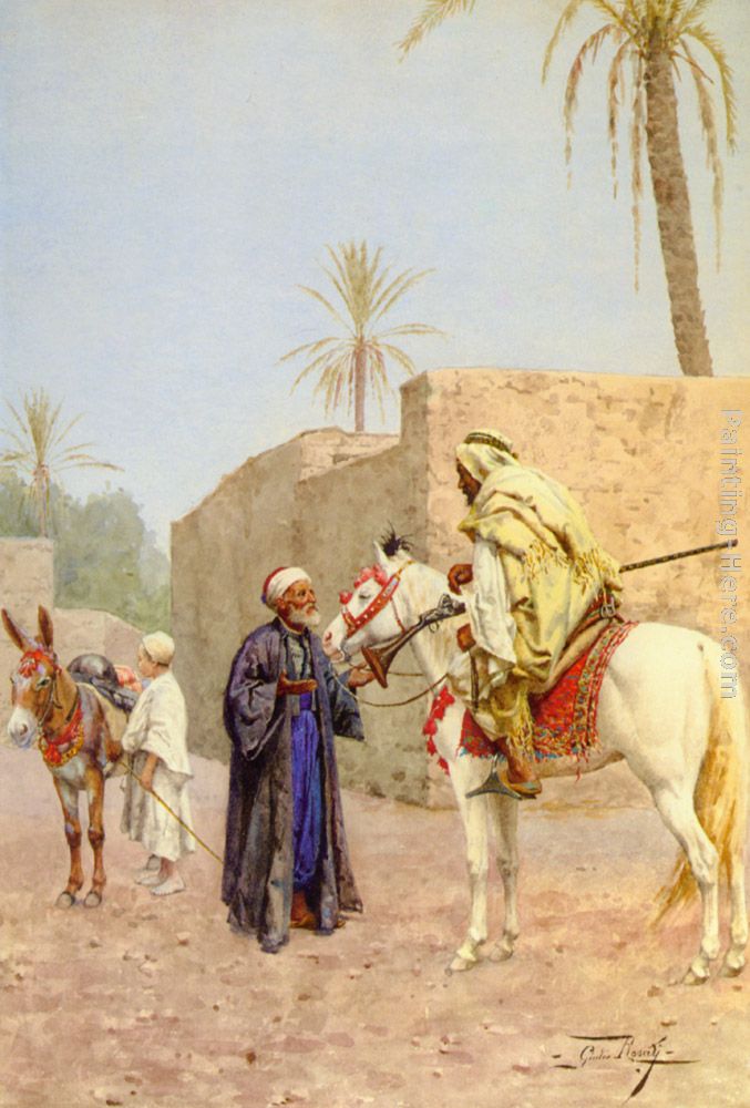 Giulio Rosati The Discussion painting anysize 50% off