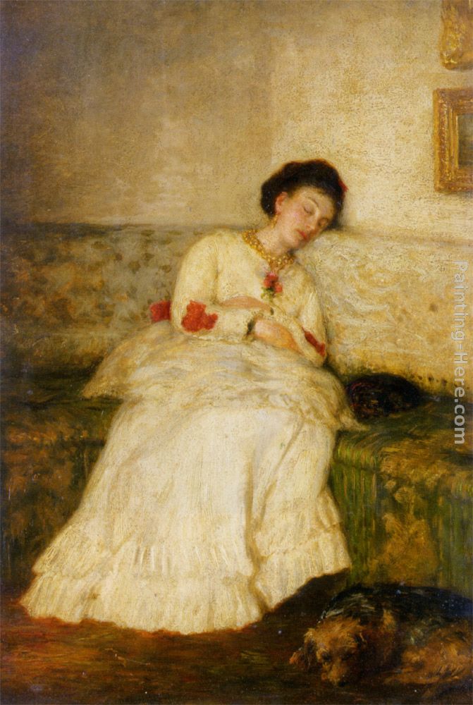 Sir William Quiller Orchardson Asleep painting anysize 50% off