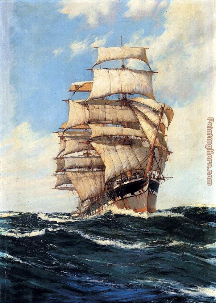 Montague Dawson The Clan McFarlane On High Seas painting anysize 50% off