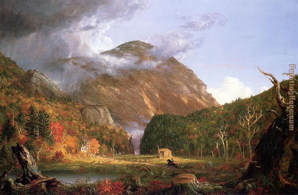 Thomas Cole The Notch of the White Mountains (Crawford Notch) painting ...