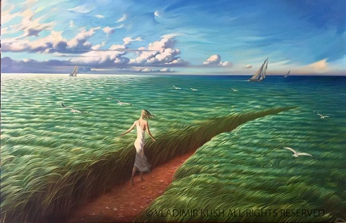 Vladimir Kush Infinity Trail painting anysize 50% off