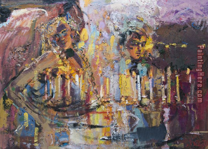 Misti Pavlov Hot Evening painting anysize 50% off
