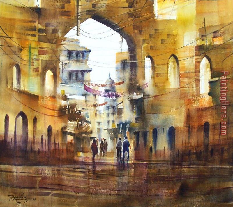 Unknown Artist Sarfaraz Musawir (24 X21 ) painting anysize 50% off